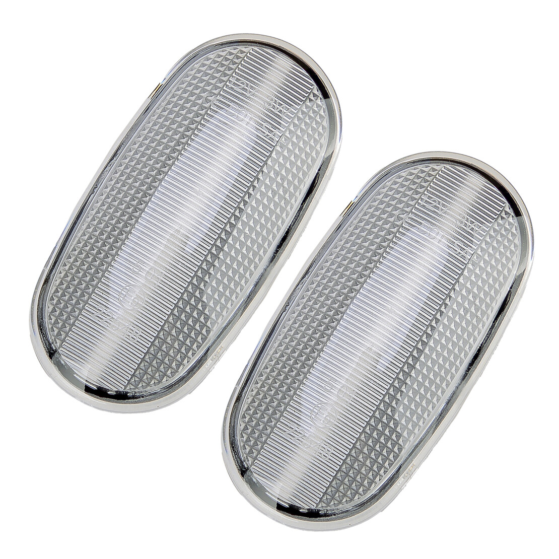 Clear Lens LED Fender Side Marker Lights Fit For Mitsubishi Triton L200 ...