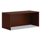HON Mod Desk Shell, 66" X 30" X 29", Traditional Mahogany HLPLDS6630 ...