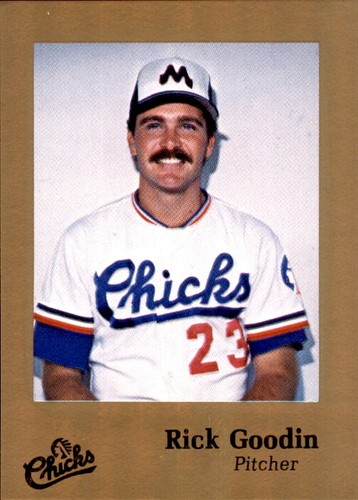 1986 Memphis Chicks Time Out Sports #9 Rick Goodin Azusa California CA ...