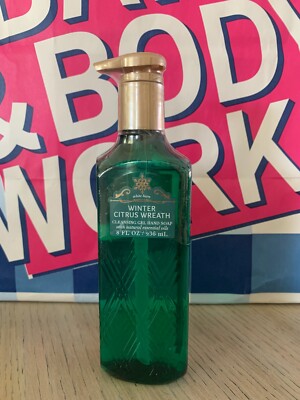Bath and Body Works Winter Citrus Wreath Cleansing Gel Hand soap 8.75oz ...