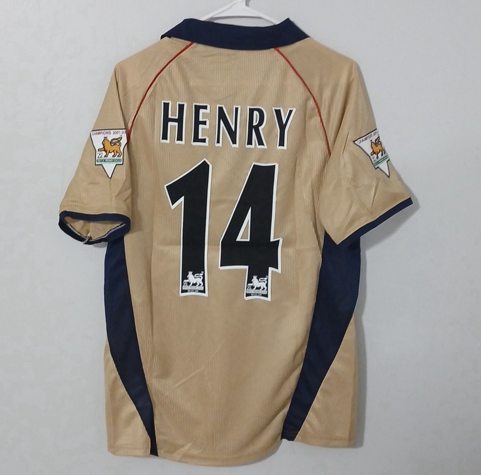 Arsenal Thierry Henry Away 2001 Jersey Size XL | eBay