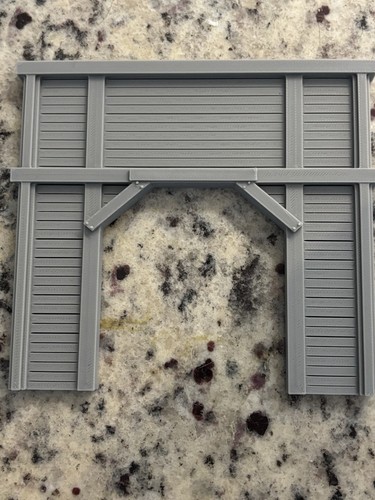 Ho Scale Single Track Tunnel Wooden Portal Model Train Diorama | eBay