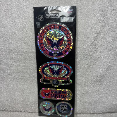 Washington Capitals Prismatic Decals Five 3.5" - 1.5" #L | eBay