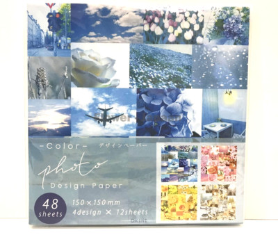 Design Paper Color Photo 4 Design 48 Sheets Chiyogami | eBay