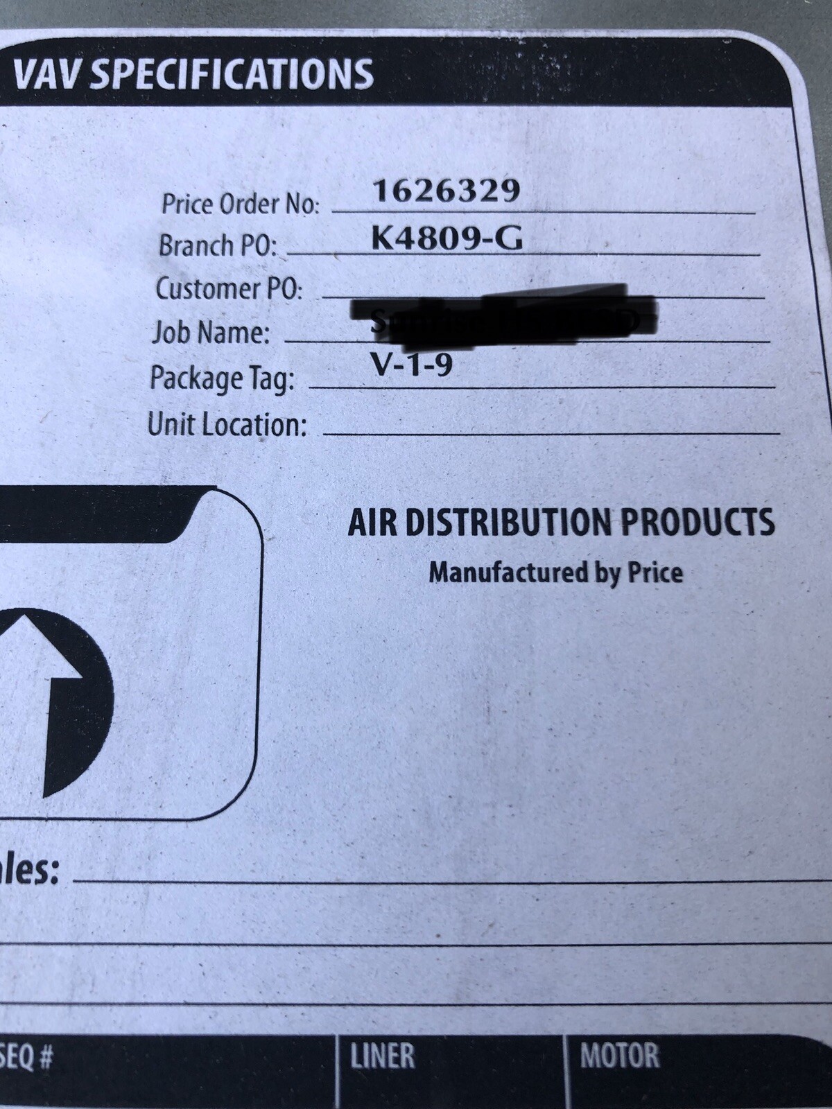 Price SDV5 10” Single Duct Terminal Unit SDV5-003 870 CFM FREE SHIPPING ...