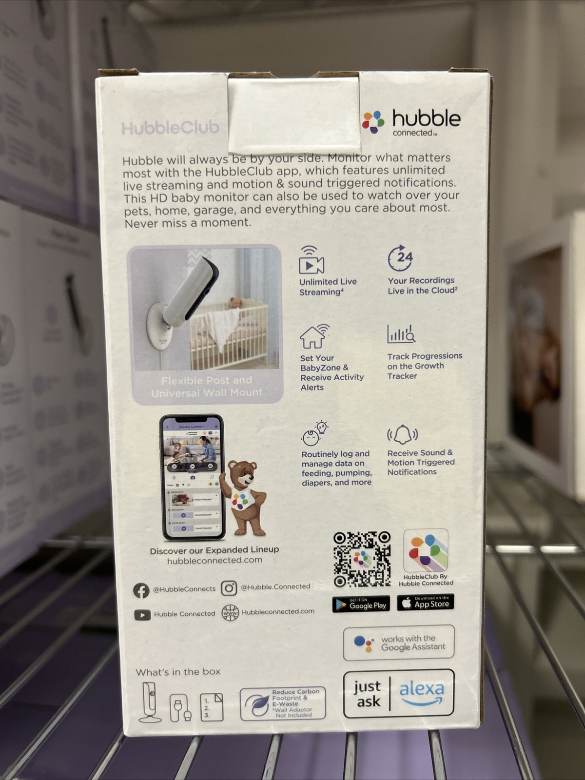 Hubble Fam Cam Smart Wifi HD Baby Monitor (HCNPNCAM) for sale online | eBay