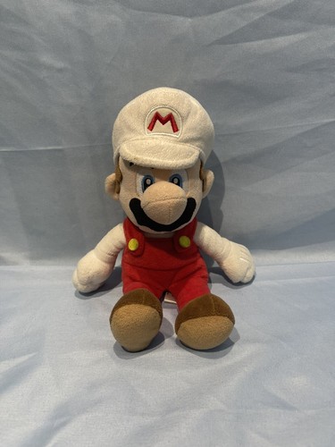 Super Mario Bros Fire Mario Plush All Star | eBay