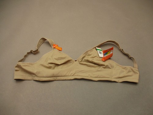 NWT Warner's Size L Womens Beige Unlined Wireless Back Closure Bralette ...