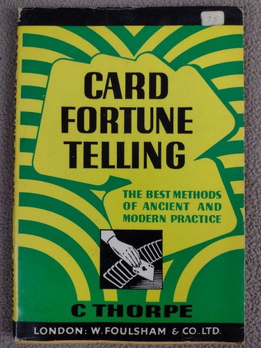 Card Fortune Telling Ancient & Modern Methods C. Thorpe PB | eBay