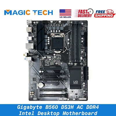 Gigabyte B560 DS3H AC IntelB560 LGA 1200 ATX Desktop Motherboard | eBay