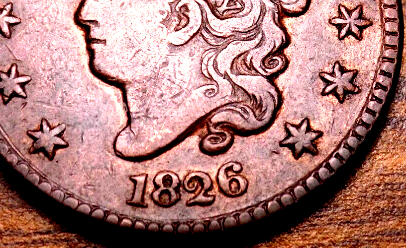 LARGE CENT CLASSIC HEAD 1826 HIGH GRADE STUNNING OVER DATE DDO | eBay