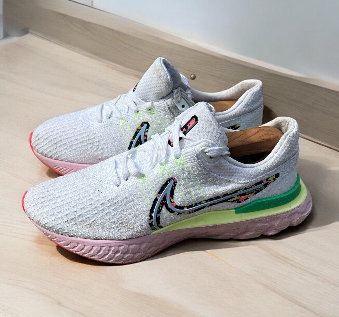 Nike React Infinity Run Flyknit 3 Confetti Running Sh… - Gem