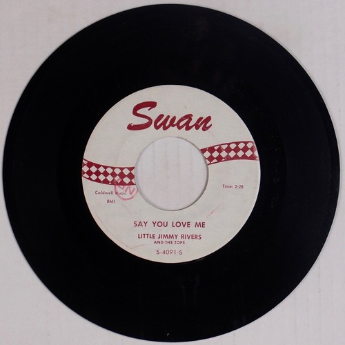 LITTLE JIMMY RIVERS: Say You Love Me / Puppy Love SWAN USA Teen 50s 45 ...
