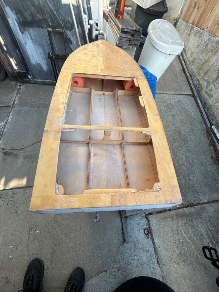 Zippkitz RC CRACKERBOX WOOD Just finished hull 26cc | eBay