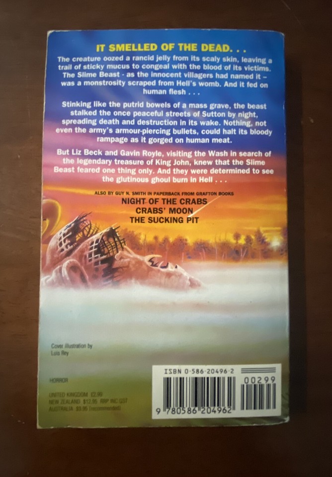 The Slime Beast, Guy N Smith Rare Vintage Horror Paperback | eBay