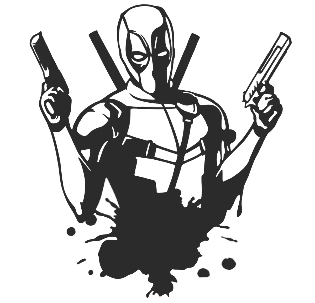Deadpool Stencil
