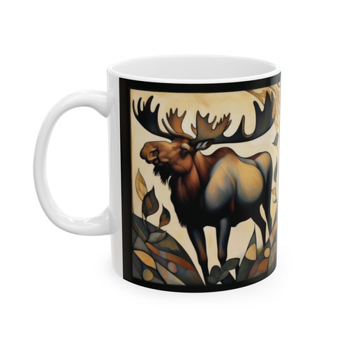 Moose Coffee Mug Tea Ceramic Cup 11oz | eBay