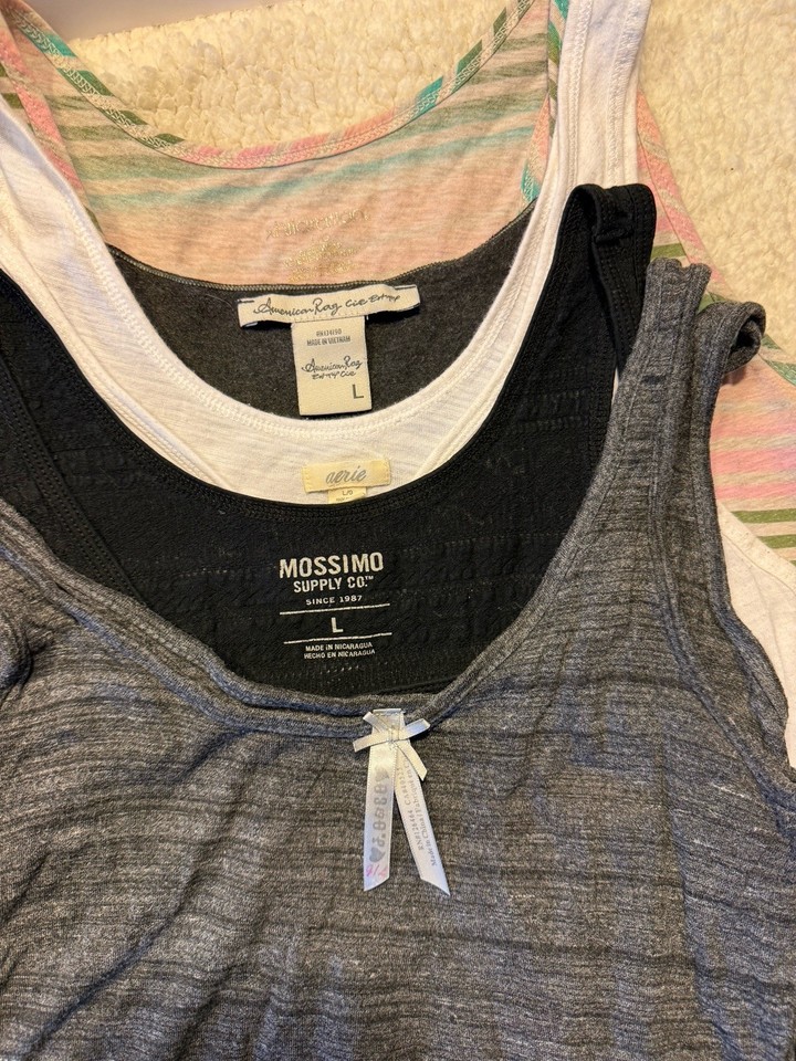 Mossimo Supply Co., Aerie & others Tank Tops Bundle. Size Large. | eBay UK