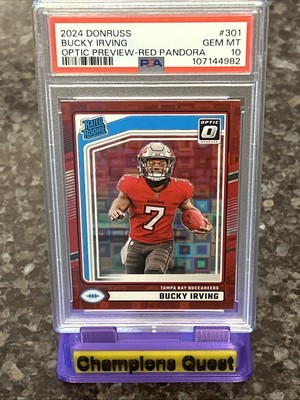 2024 Donruss Optic Bucky Irving Red Pandora PSA 10 | eBay