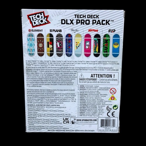 Tech Deck DLX Pro 10-Pack of Collectible Fingerboards For Skate Lovers ...
