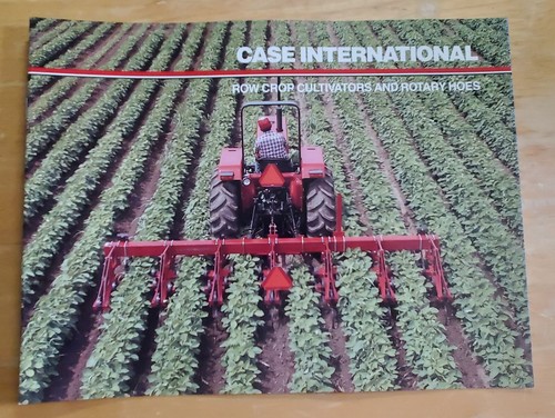 Case International Cultivators Rotary Hoes Sales Brochure Pamphlet ...