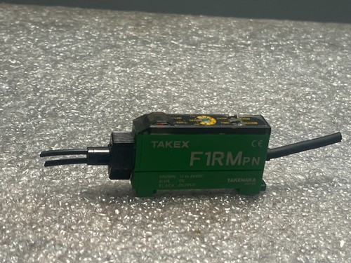 Takex F1RMPN Green Fiber Optic Sensor With Cable 12-24VDC | eBay