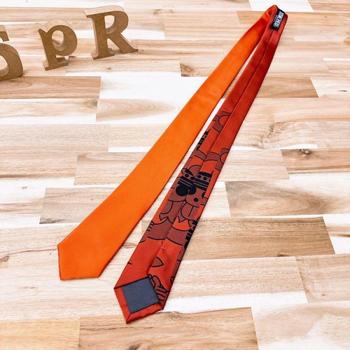 Genuine BANDAI One Piece 15th Limited Necktie Nami Mikan Skull Orange x ...
