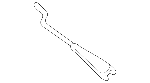 Mercedes-Benz 2038203144 Genuine OEM Factory Original Wiper Arm for ...