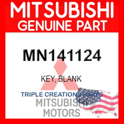 Genuine Mitsubishi Key Blank MN141124 OEM | eBay