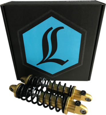 Legend Black Gold Heavy Duty Revo A Rear 13" Shocks 1999-2017 Harley ...