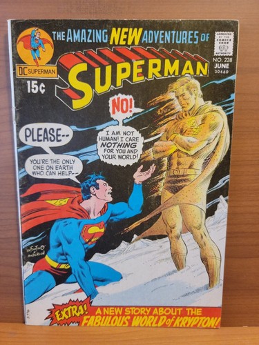 Superman #238 GD DC 1971 (Cover dettached at top staple) | eBay