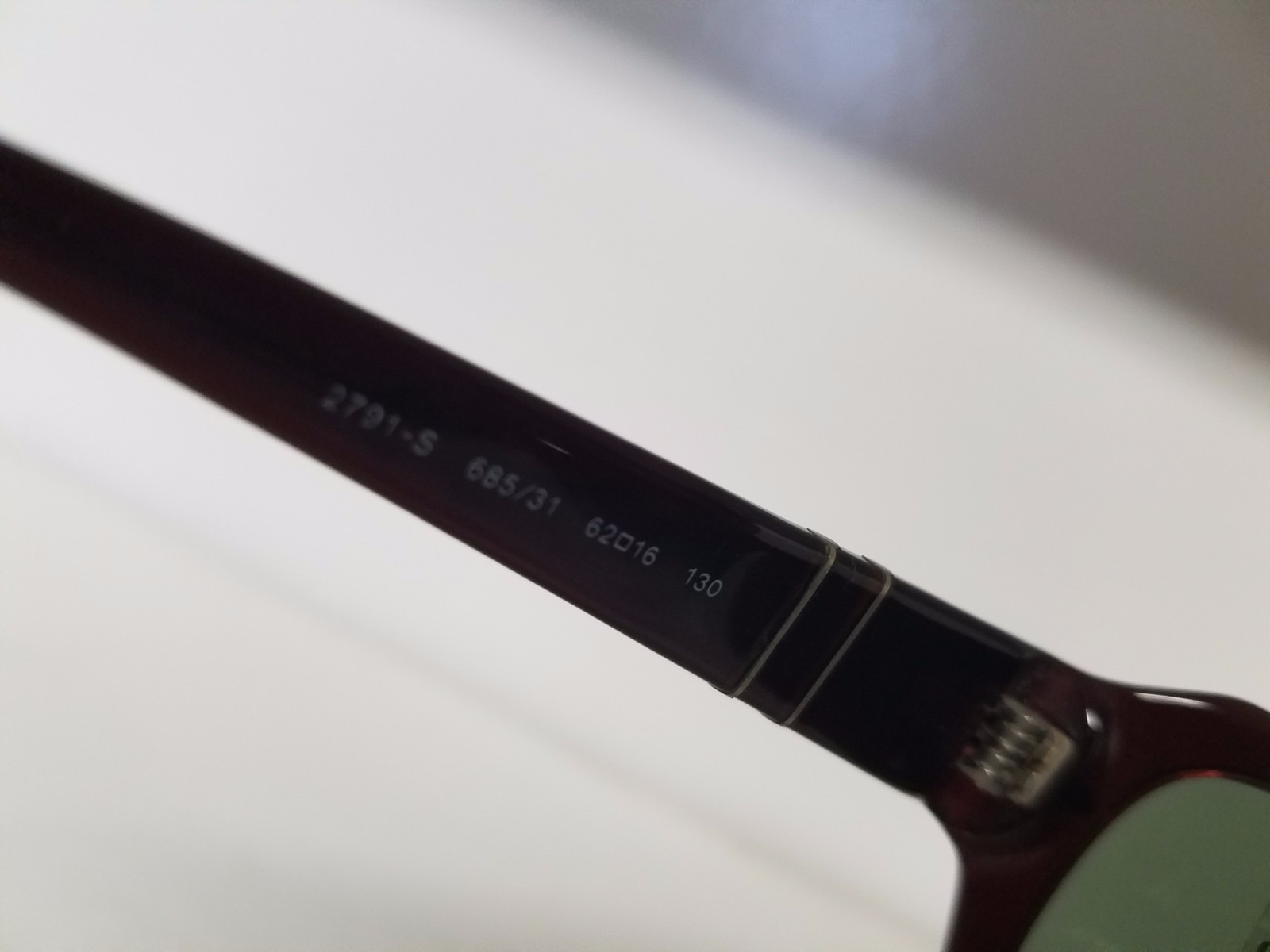 Original PERSOL Tempered Plastic Designer Sunglasses Mod 2791-S Made in ...