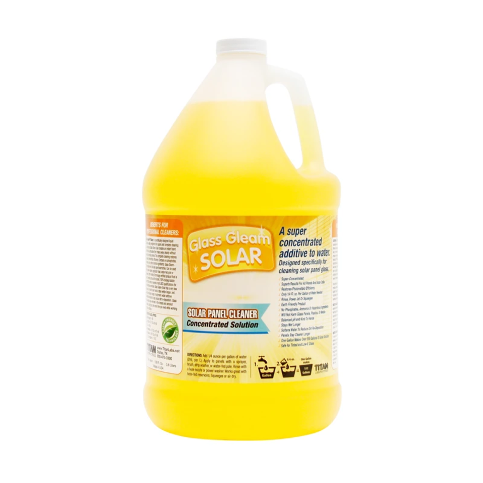 Glass Gleam Solar - Biodegradeable Solar Panel Cleaner Concentrate | eBay
