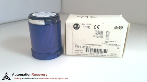 ALLEN BRADLEY 855E-24TL6 SER A, 50 MM BLUE TOWER STACK LIGHT MODULE ...