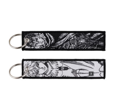 Berserk Anime Manga Guts Griffith Embroidered Double Sided Key Tag ...