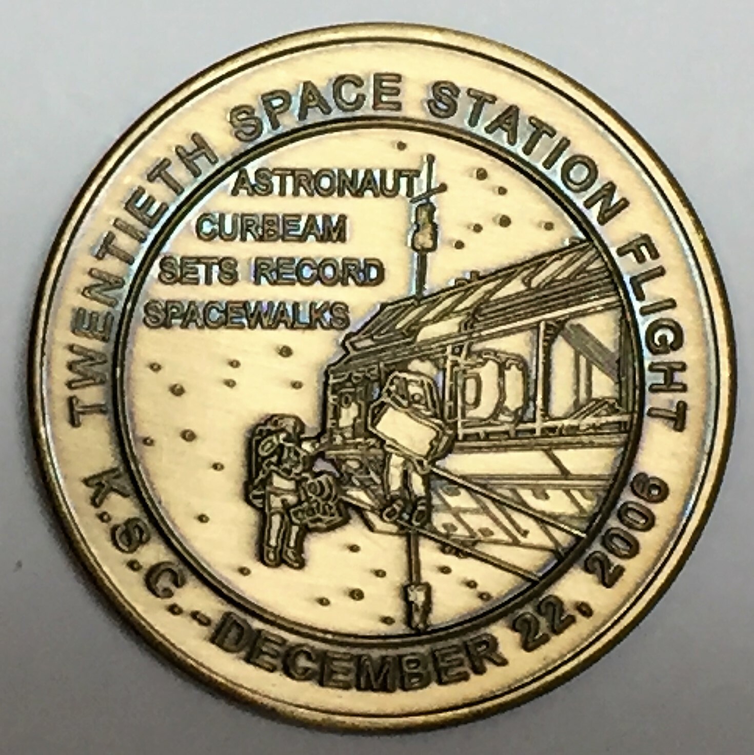 N116 NASA SPACE SHUTTLE COIN / MEDAL, DISCOVERY, STS-116 | eBay