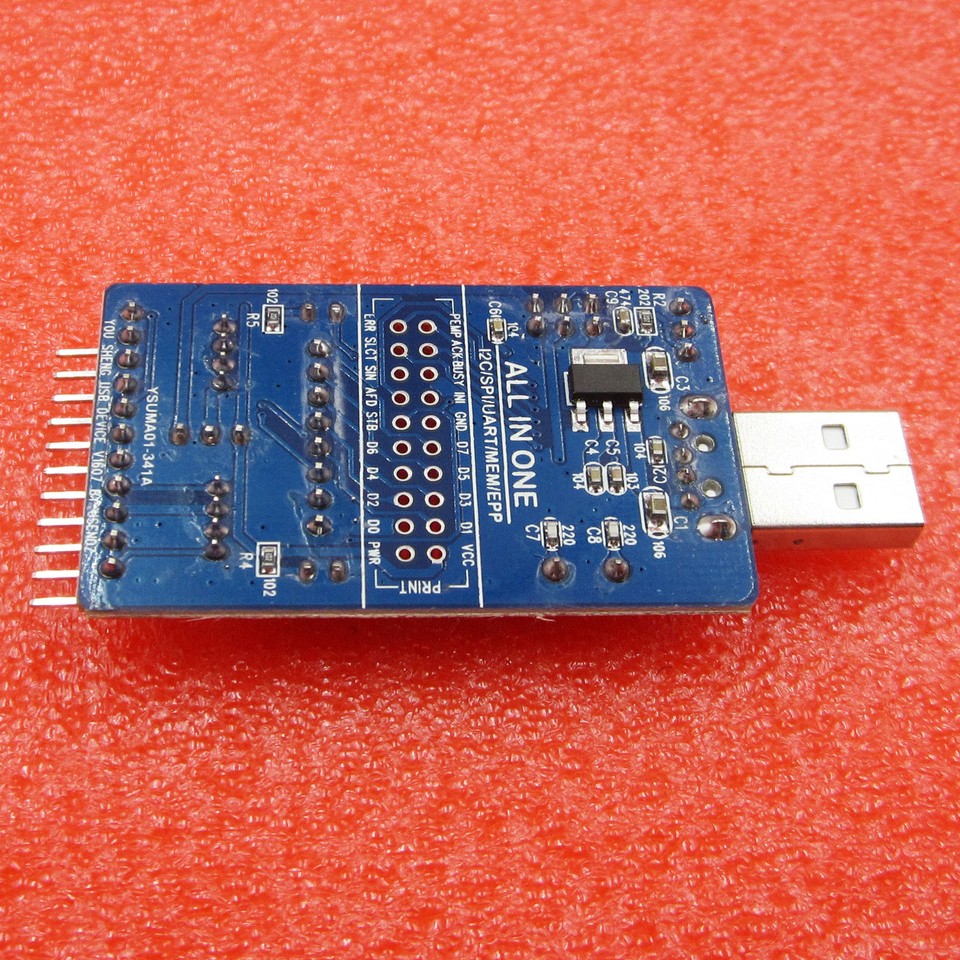ALL IN 1 Multifunction USB to SPI/I2C/IIC/UART/TTL/ISP Serial Adapter ...