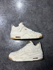 Levi's x Air Jordan 4 Retro White Denim for Sale Levi's x Air Jordan 4 Retro White Denim for Sale