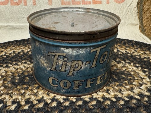 Vintage Advertising Tip-Top Coffee Tin W/Lid Collectible. | eBay