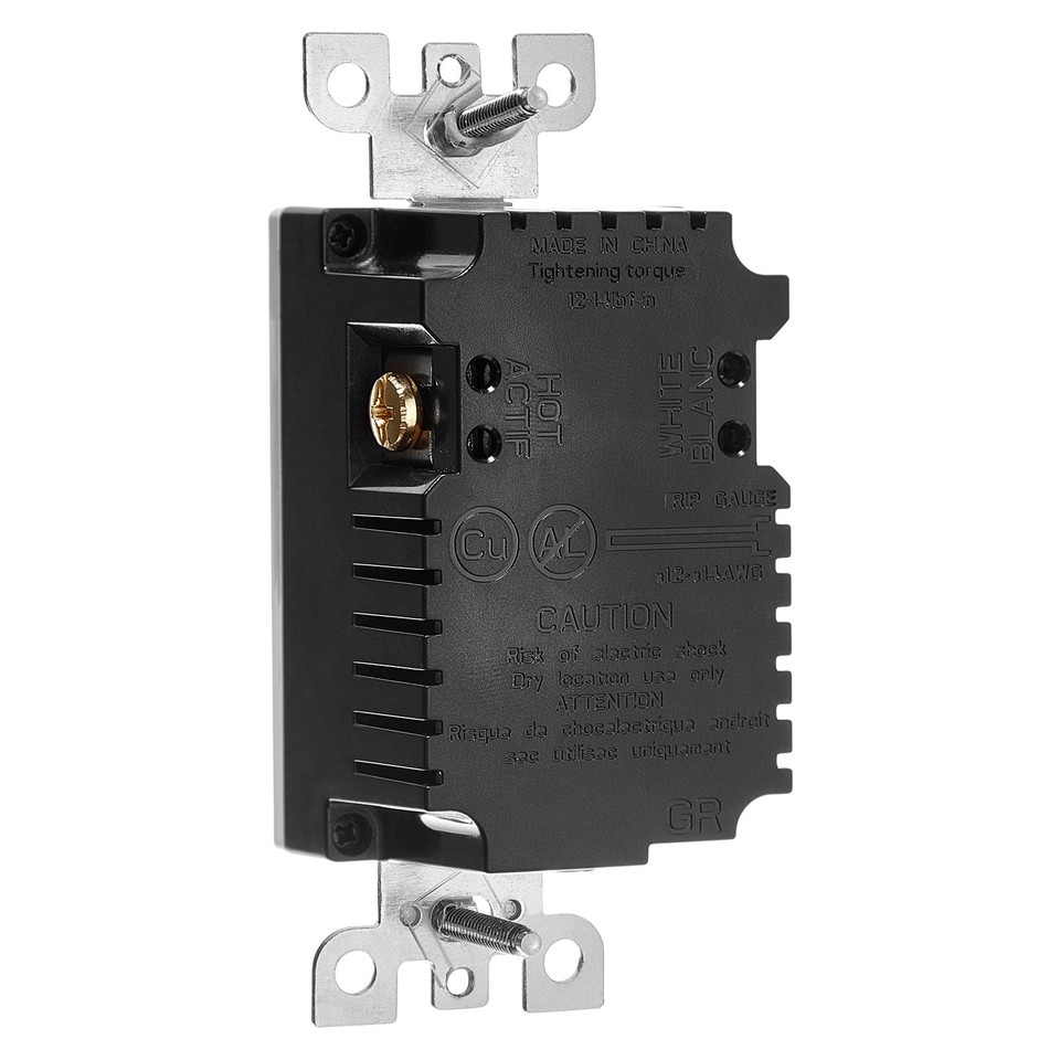 USB Outlet 24 W 15A Wall Electrical Outlet with 1 Type C & 1 Type A ...