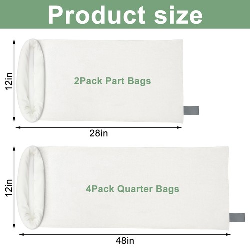 6 Pack Elk Game Bags Hunting Meat Bags Breathable Rolled Heavy Duty ...