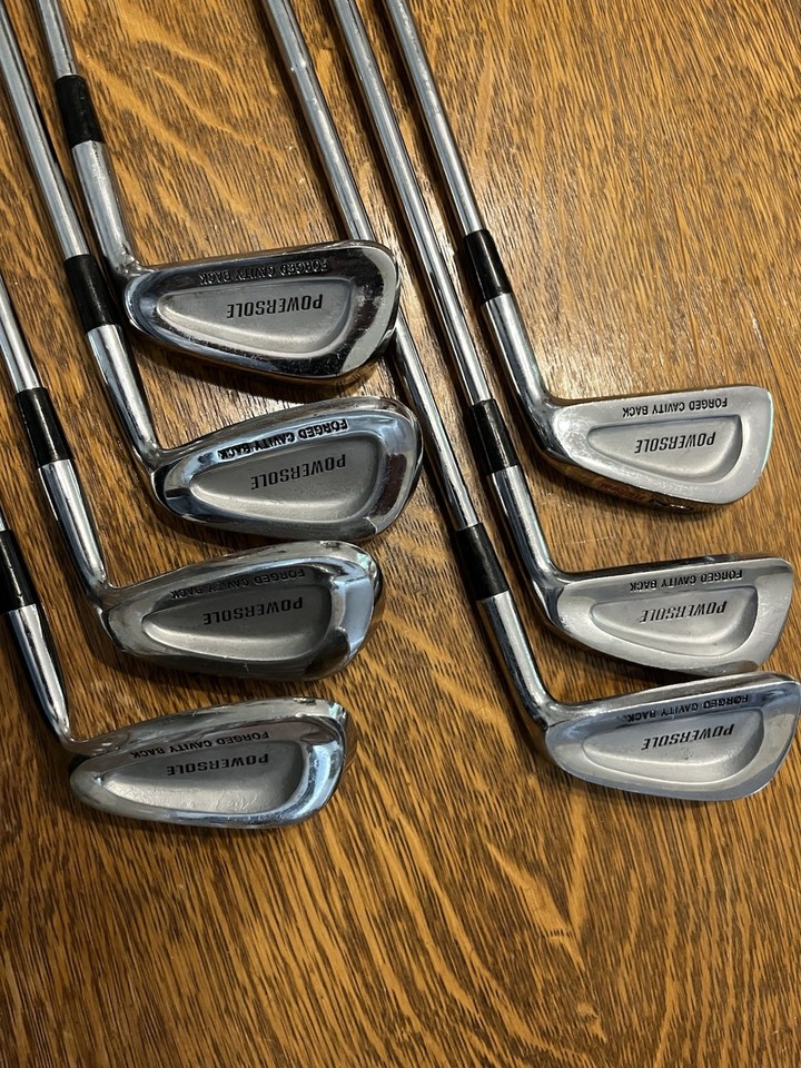 Wilson Powersole Forged cavity Back Irons 3,4,6,7,8,9, and PW—VERY NICE ...