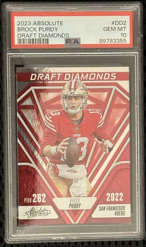 2023 Absolute Draft Diamonds DD2 Brock Purdy PSA 10 | eBay