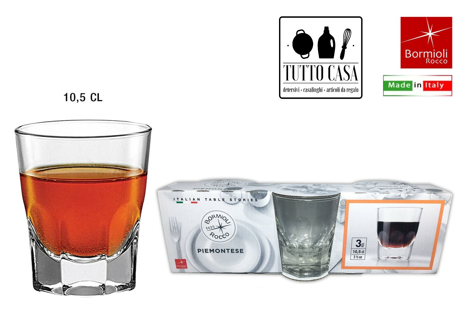 BORMIOLI ROCCO PIEMONTESE BICCHIERI AMARO LIQUORE 10,5 CL | eBay