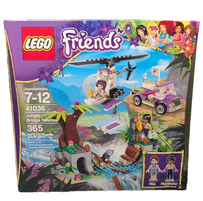 LEGO FRIENDS: Jungle Bridge Rescue (41036) NEW Factory Sealed RARE ...
