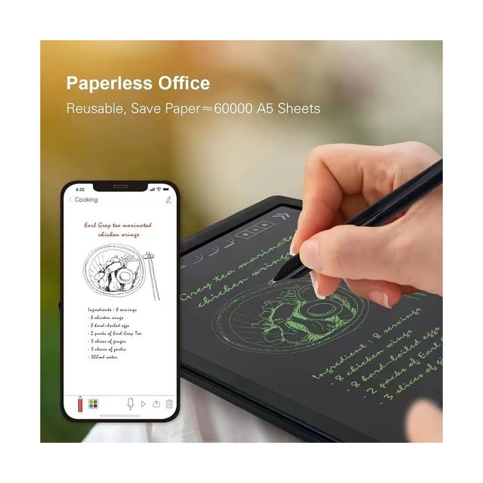 Smart Pen+Notebook+Tablet, SmartPen Real-time Sync for Digitizing ...