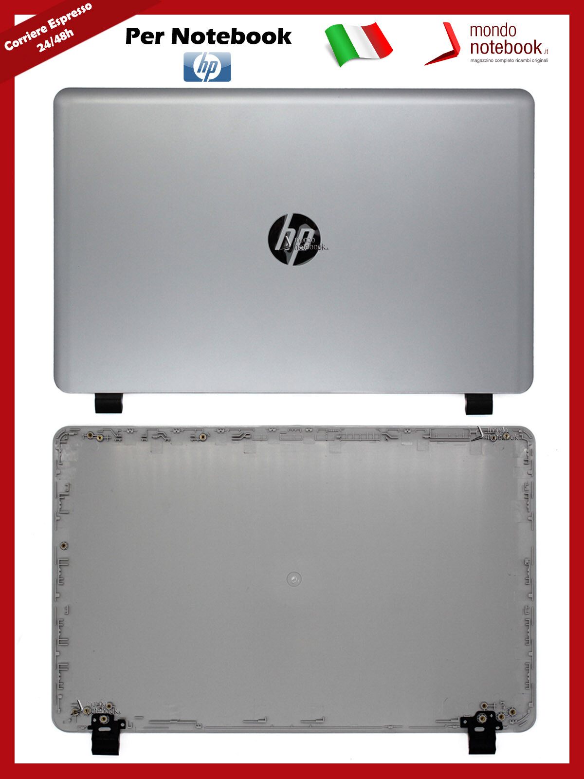 Cover LCD Scocca superiore Ricambio HP 350 G1 G2 355 G1 G2 (Silver ...