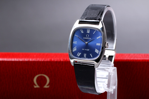 W/Scatola [ Quasi Mint] OMEGA De Ville Cal.625 Manuale Romano da Donna ...