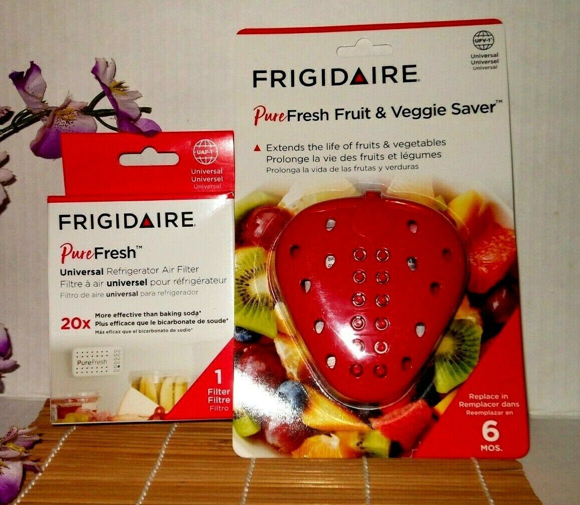 FRIGIDAIRE Pure Fresh 2 IN 1 REFRIGERATOR FILTER COMBO Fruit Veggie ...
