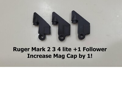 3 Pack RUGER Magazine +1 Follower Mark 2 3 4 MK II III IV & 22/45 lite ...